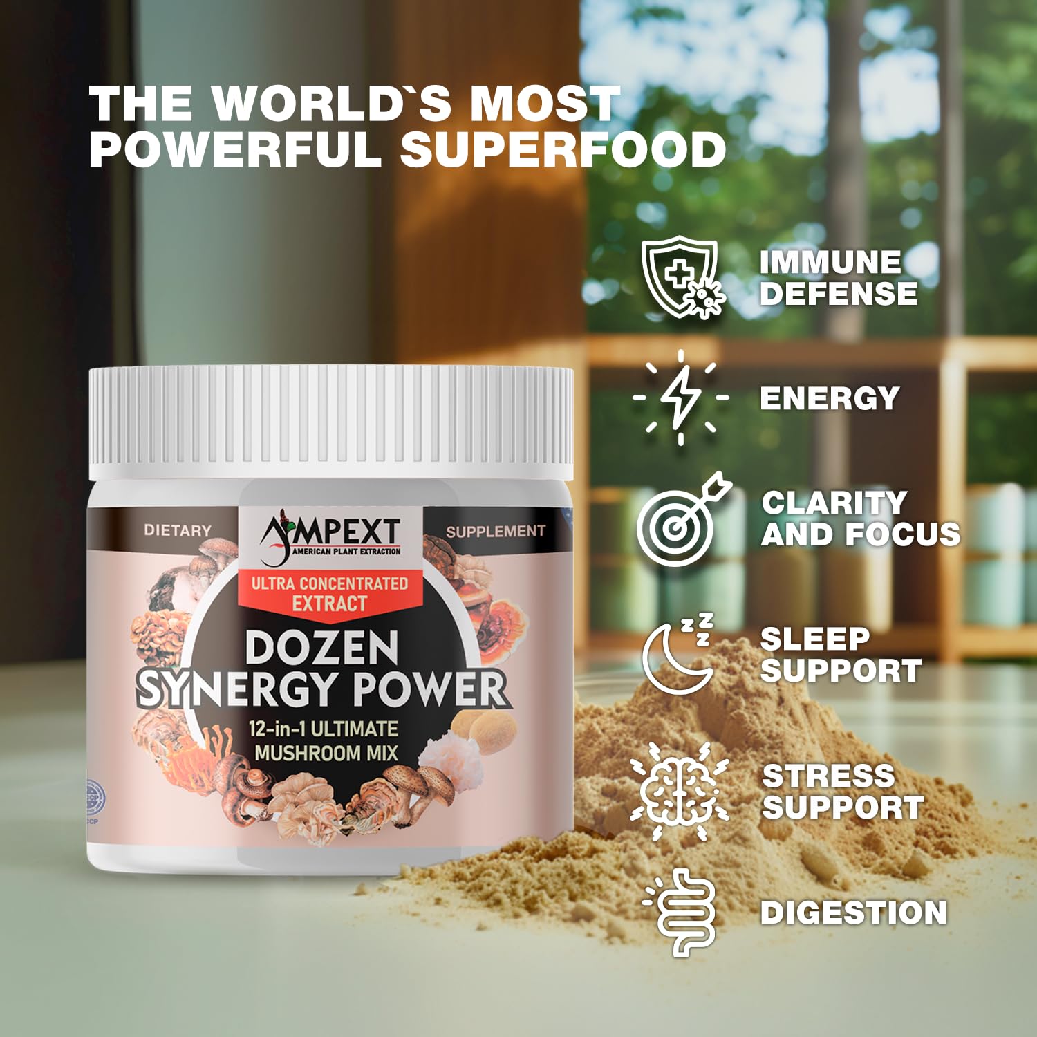 powerful mushroom blend for vitality