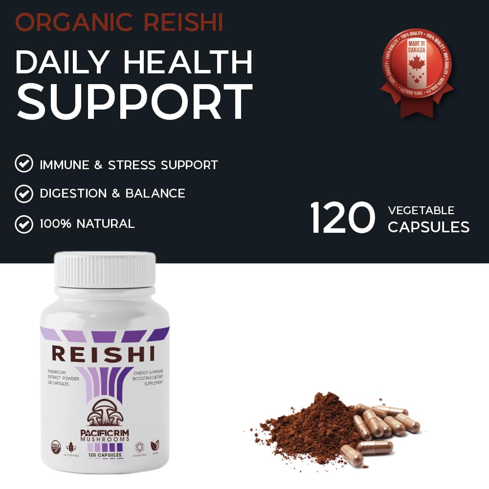 powerful reishi mushroom capsules for immunity