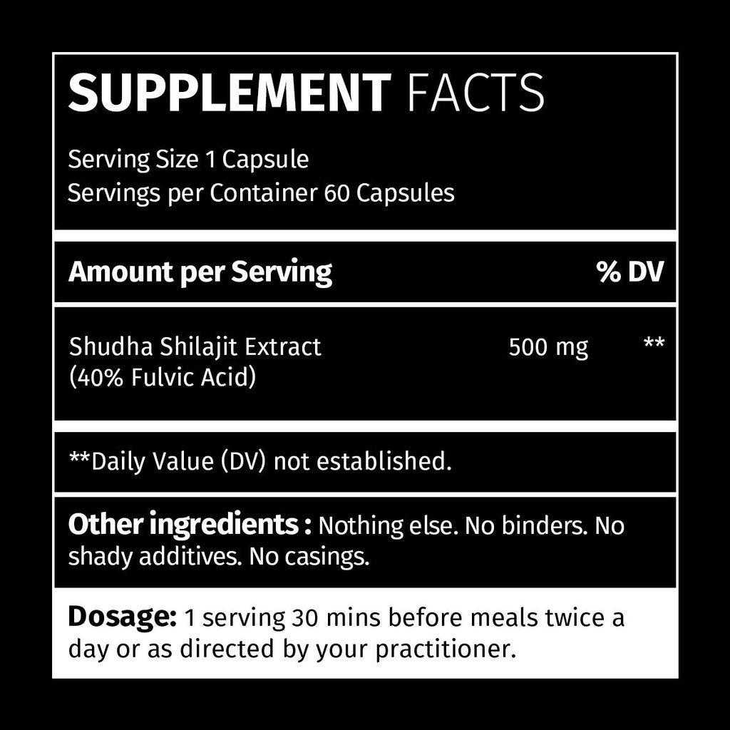 Powerful Shilajit extract for wellness