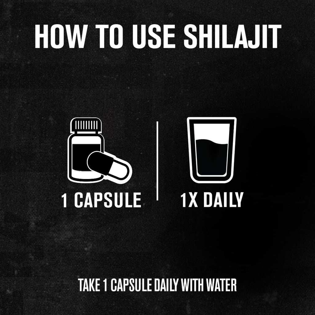 Powerful shilajit for energy boost