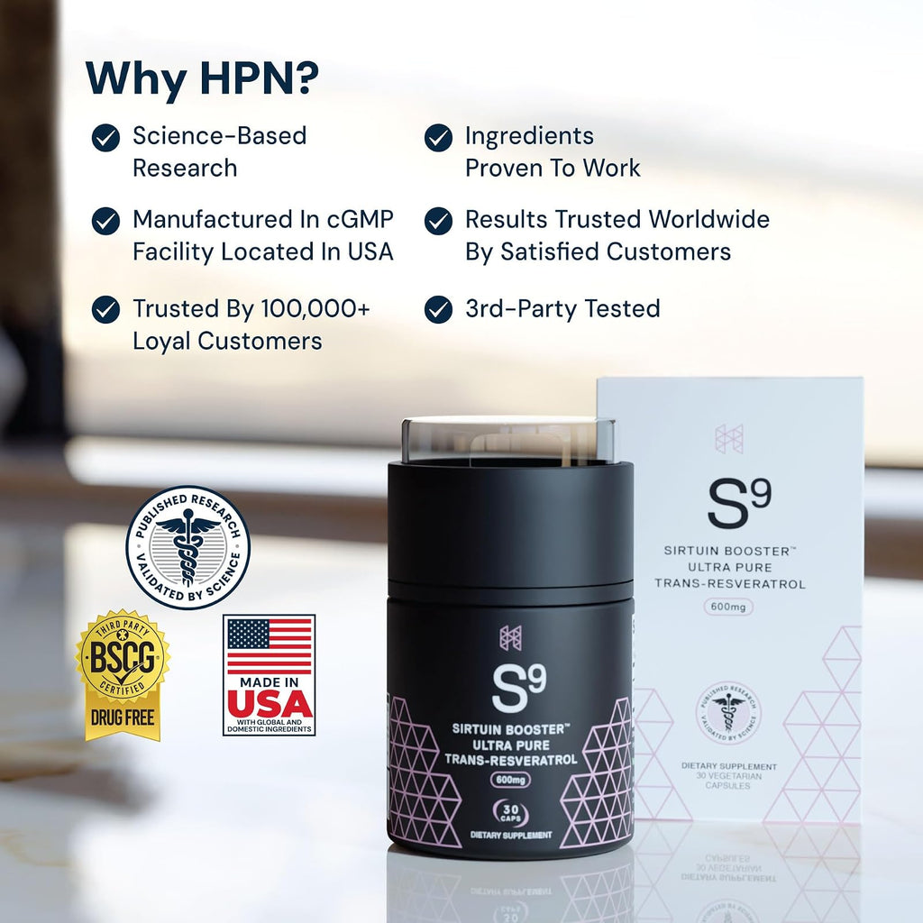 Powerful Trans-Resveratrol for vitality
