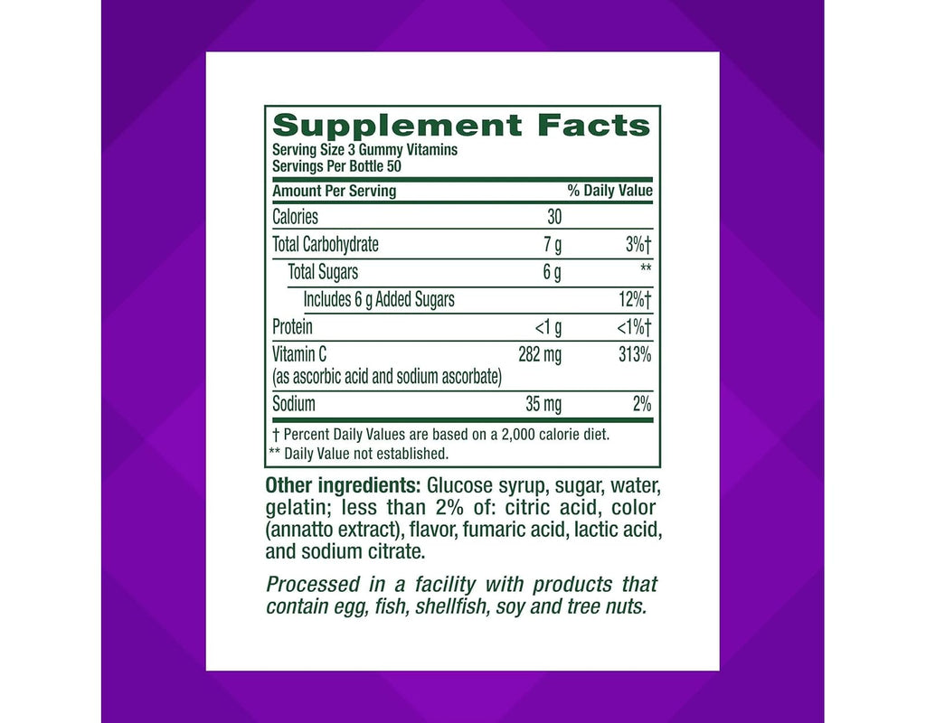 powerful vitamin c gummies for skin health