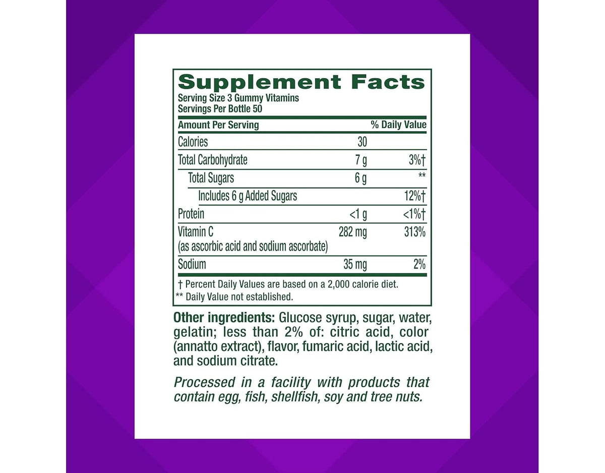 powerful vitamin c gummies for skin health
