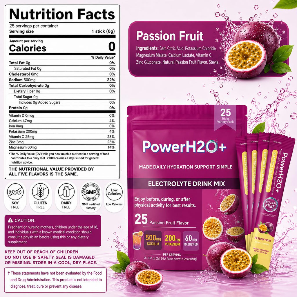 powerh2o sports electrolytes powder