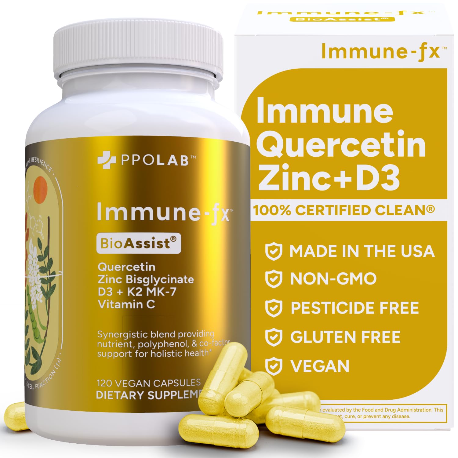 PPO Lab Immune-fx zinc supplement
