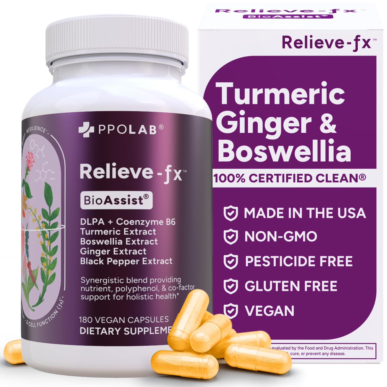 PPO Lab turmeric supplement for inflammation