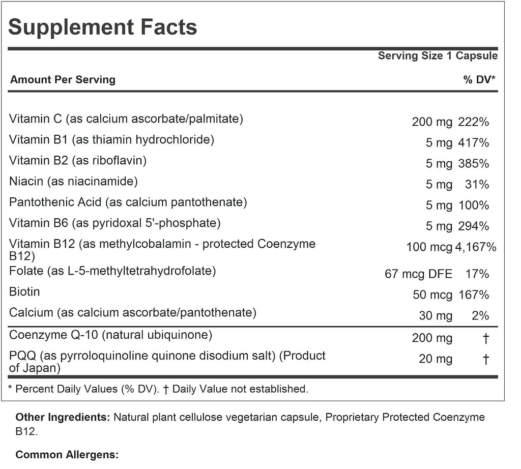 PQQ 20 mg for energy support