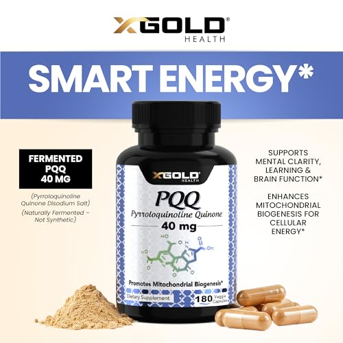 PQQ 40mg for enhanced mental clarity