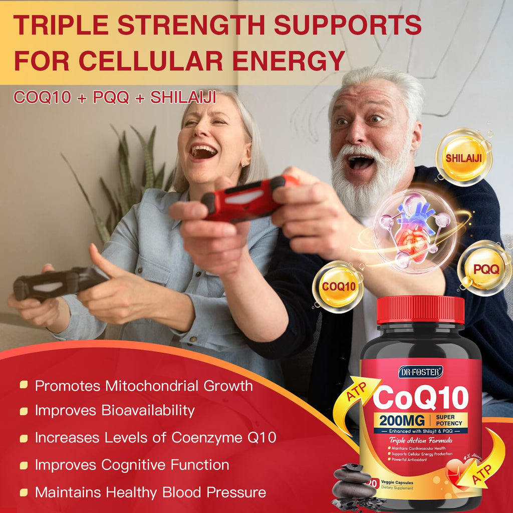 PQQ and shilajit enhanced coq10