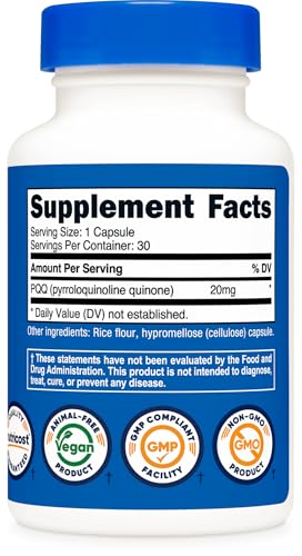 PQQ capsules for antioxidant benefits