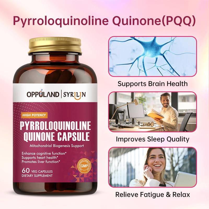 PQQ capsules for cognitive support