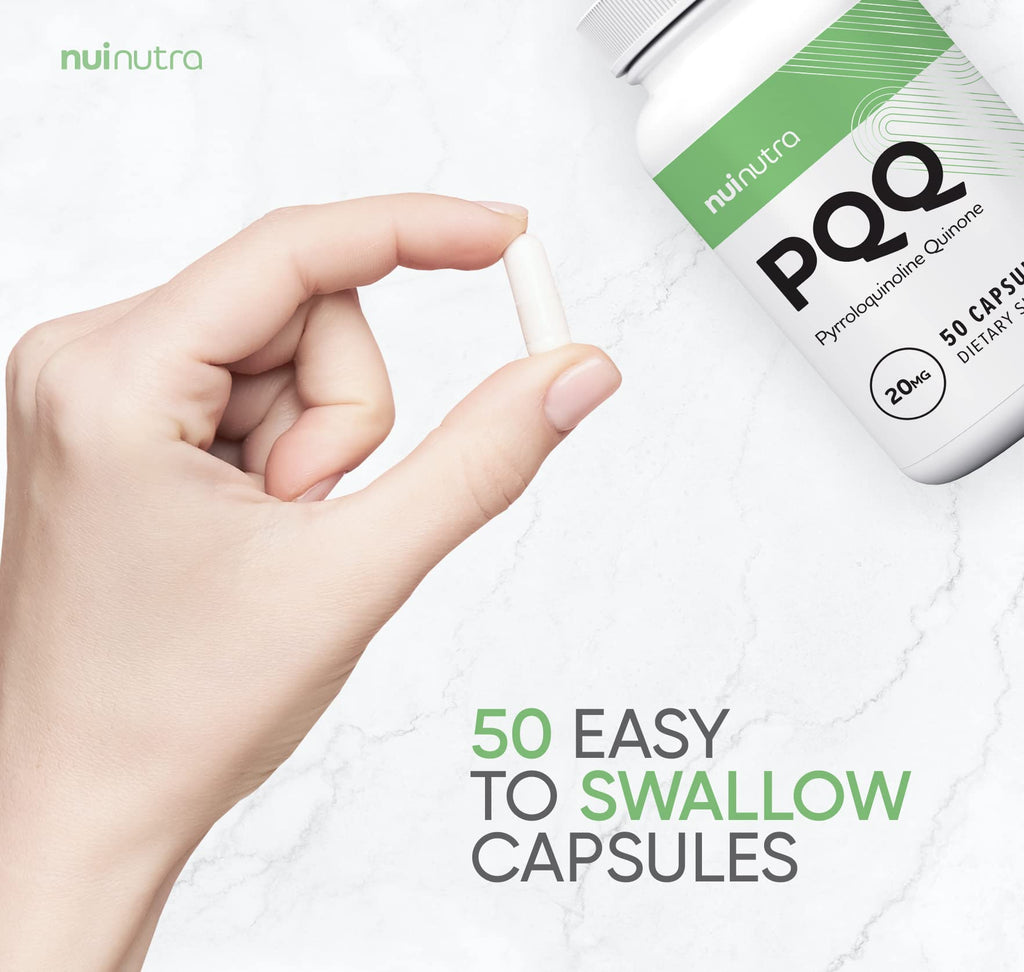 PQQ capsules for improved energy levels
