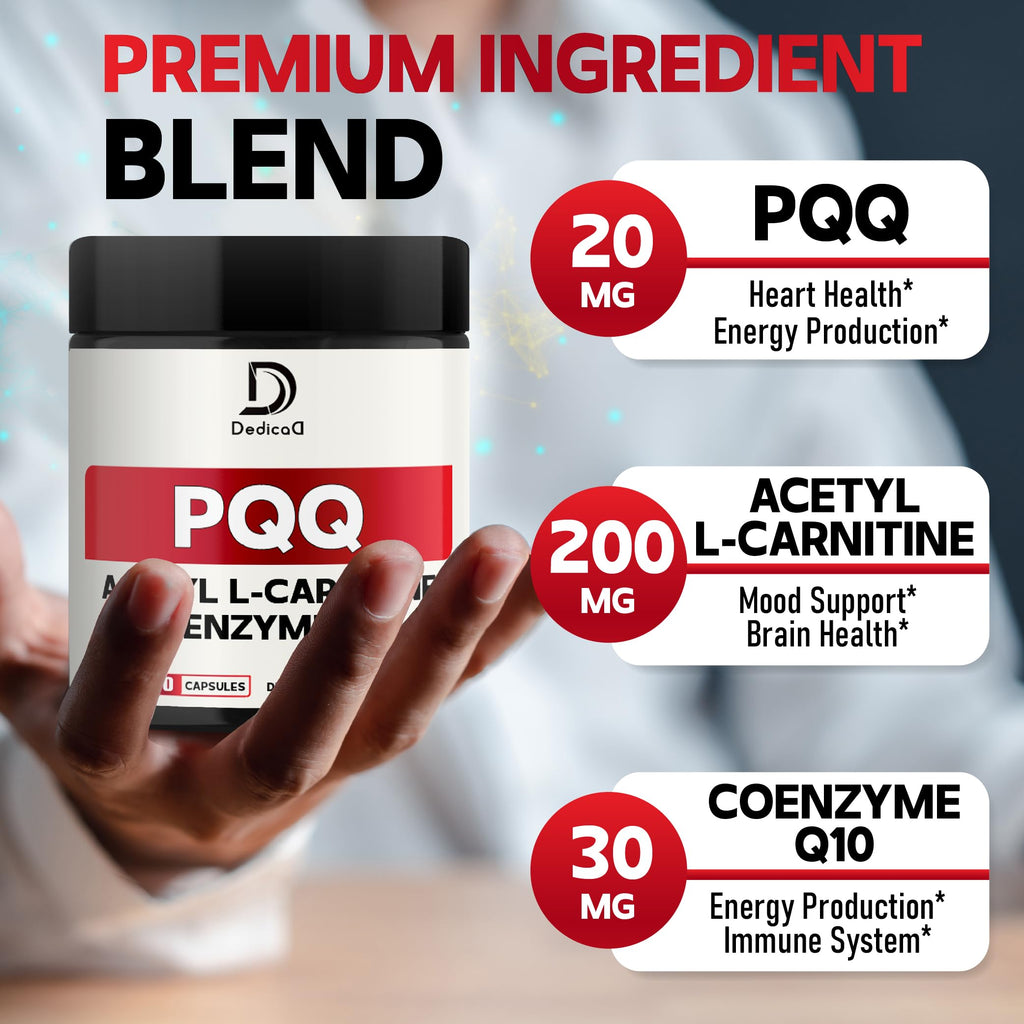 PQQ CoQ10 Acetyl L-Carnitine capsules