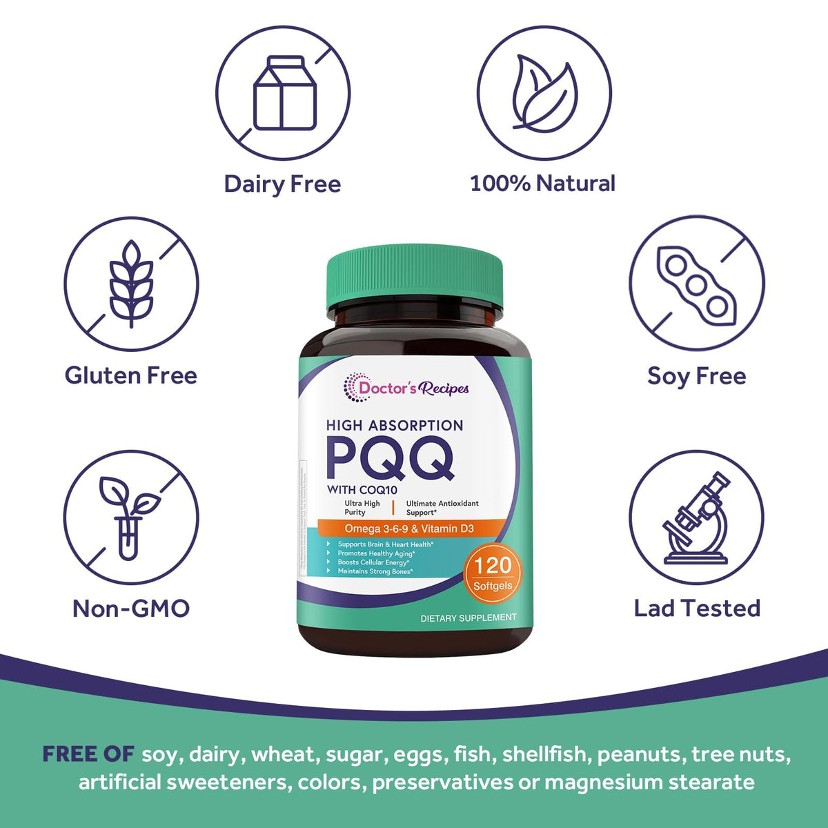 PQQ for cognitive health support