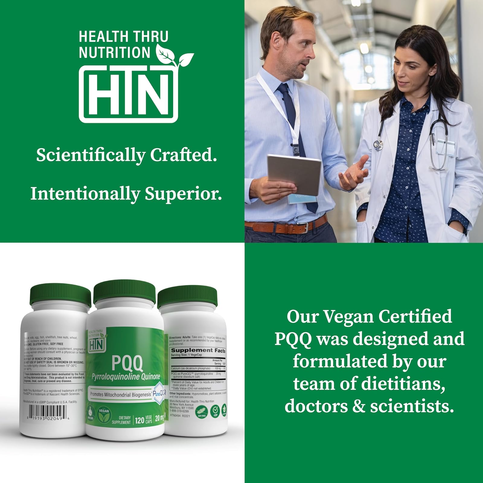 PQQ for enhanced cognitive function