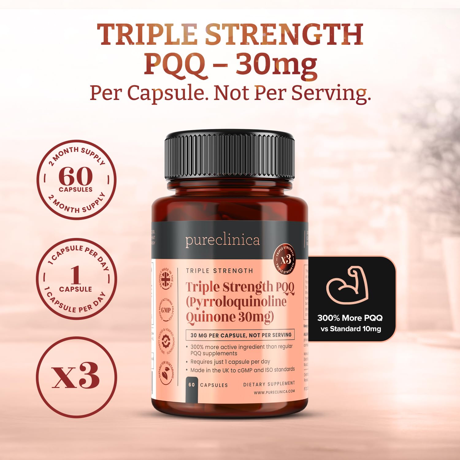 PQQ for enhanced energy levels
