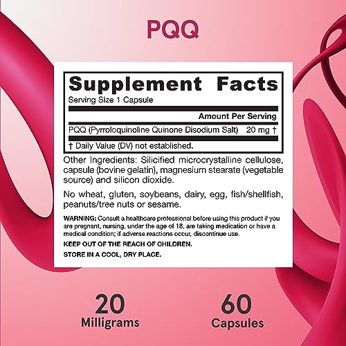 PQQ for enhanced mitochondrial function