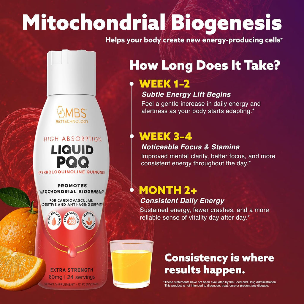 PQQ liquid for daily wellness