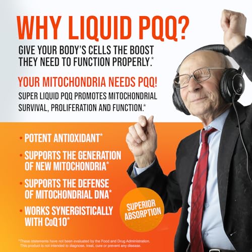 PQQ liquid for optimal nutrient absorption