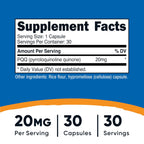 PQQ supplement for energy support