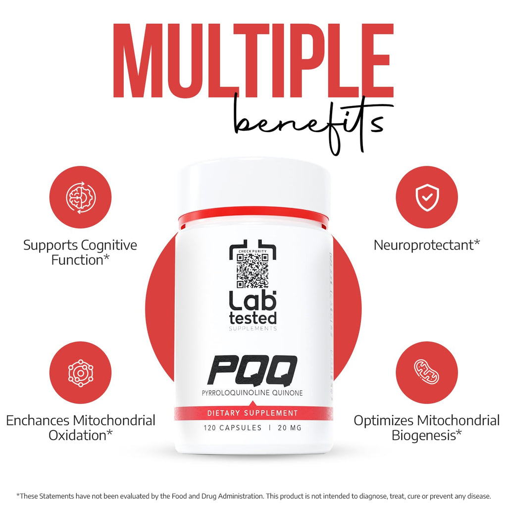 PQQ vitamins for overall wellness
