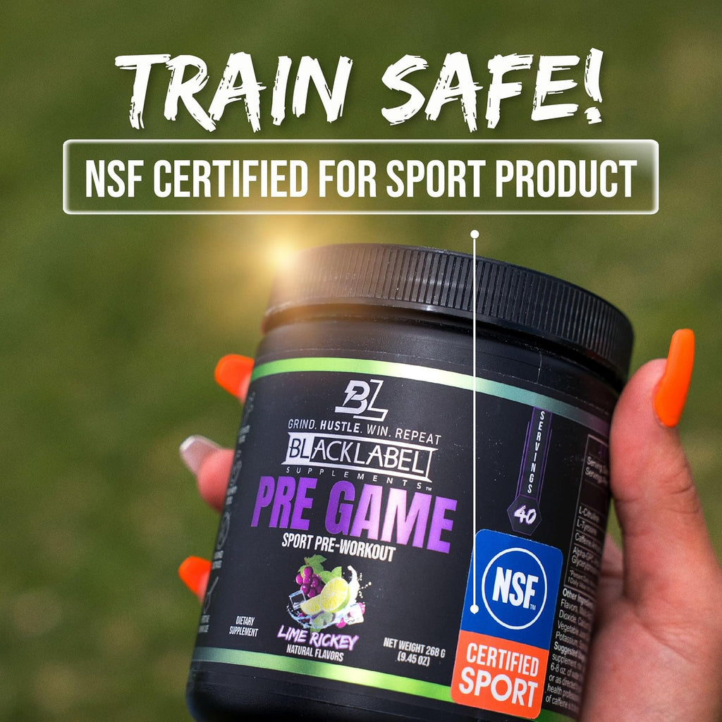 pre-game energy boost for training