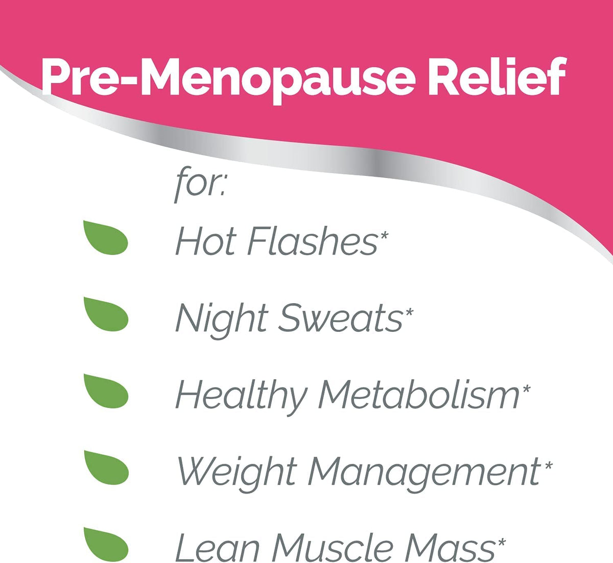 pre-menopause relief with Estroven