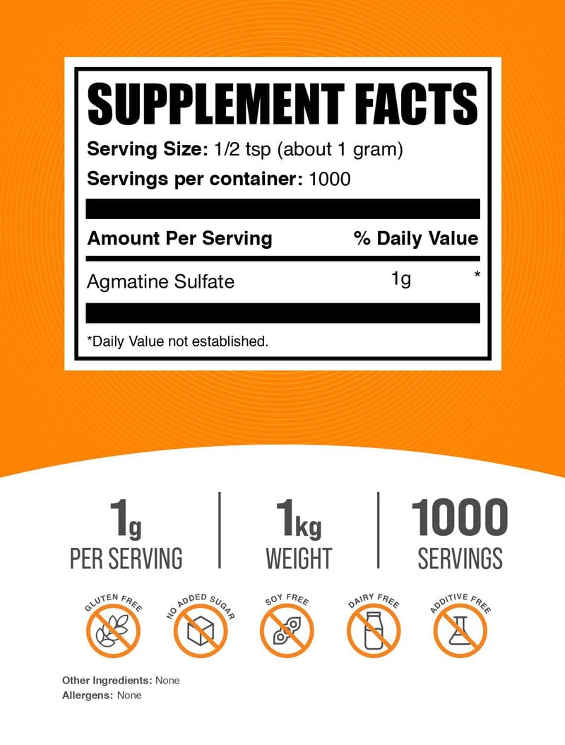pre-workout Agmatine Sulfate supplement