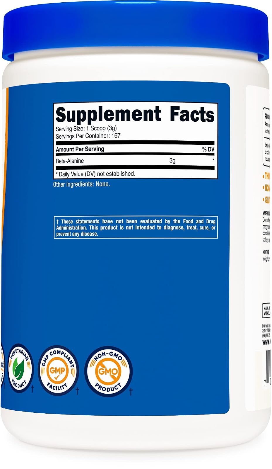 pre-workout Beta Alanine for energy