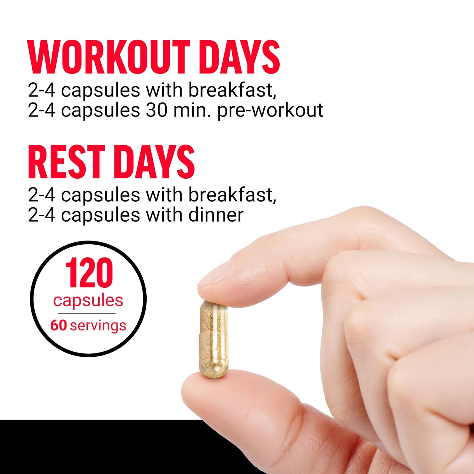 Pre-workout capsules for endurance