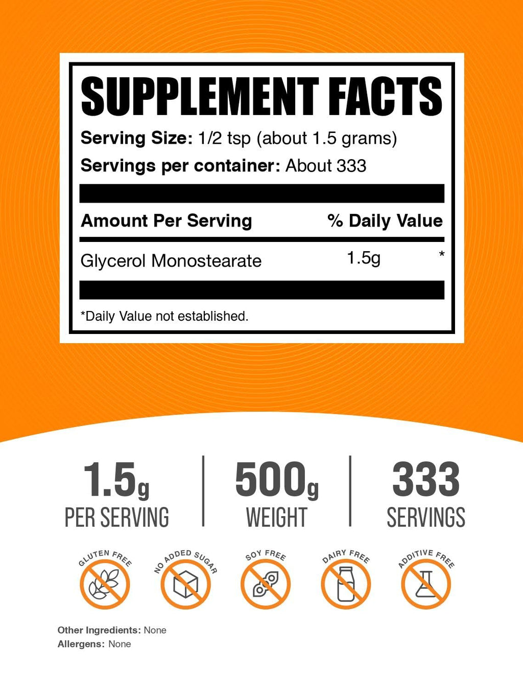pre-workout energy boost with Glycerol Monostearate