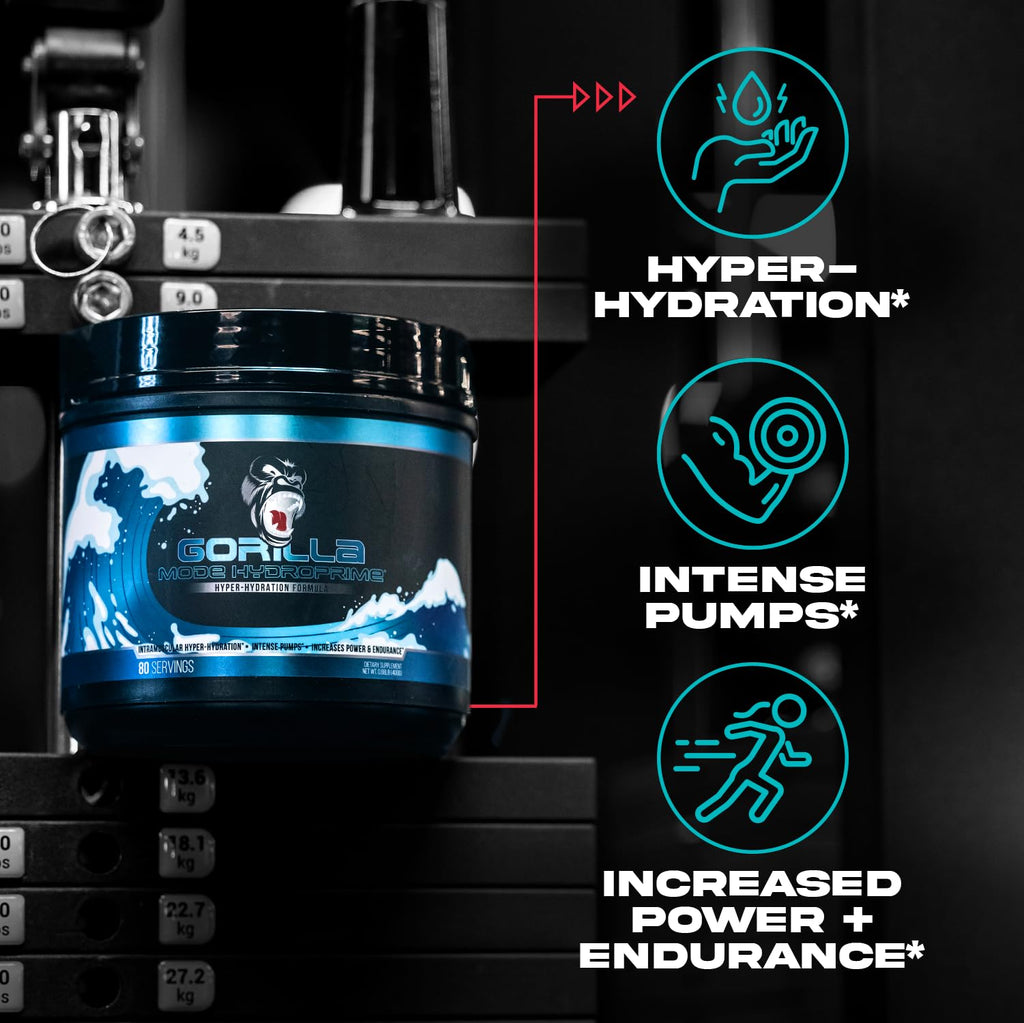 Pre-workout energy boost with Hydroprime