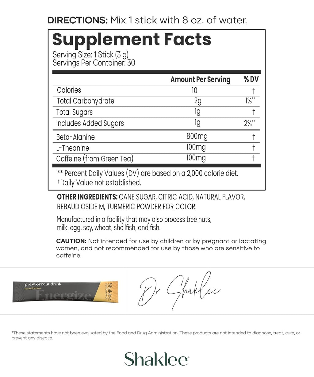 pre-workout energy drink for endurance