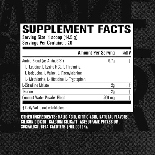 pre-workout essential amino acids supplement
