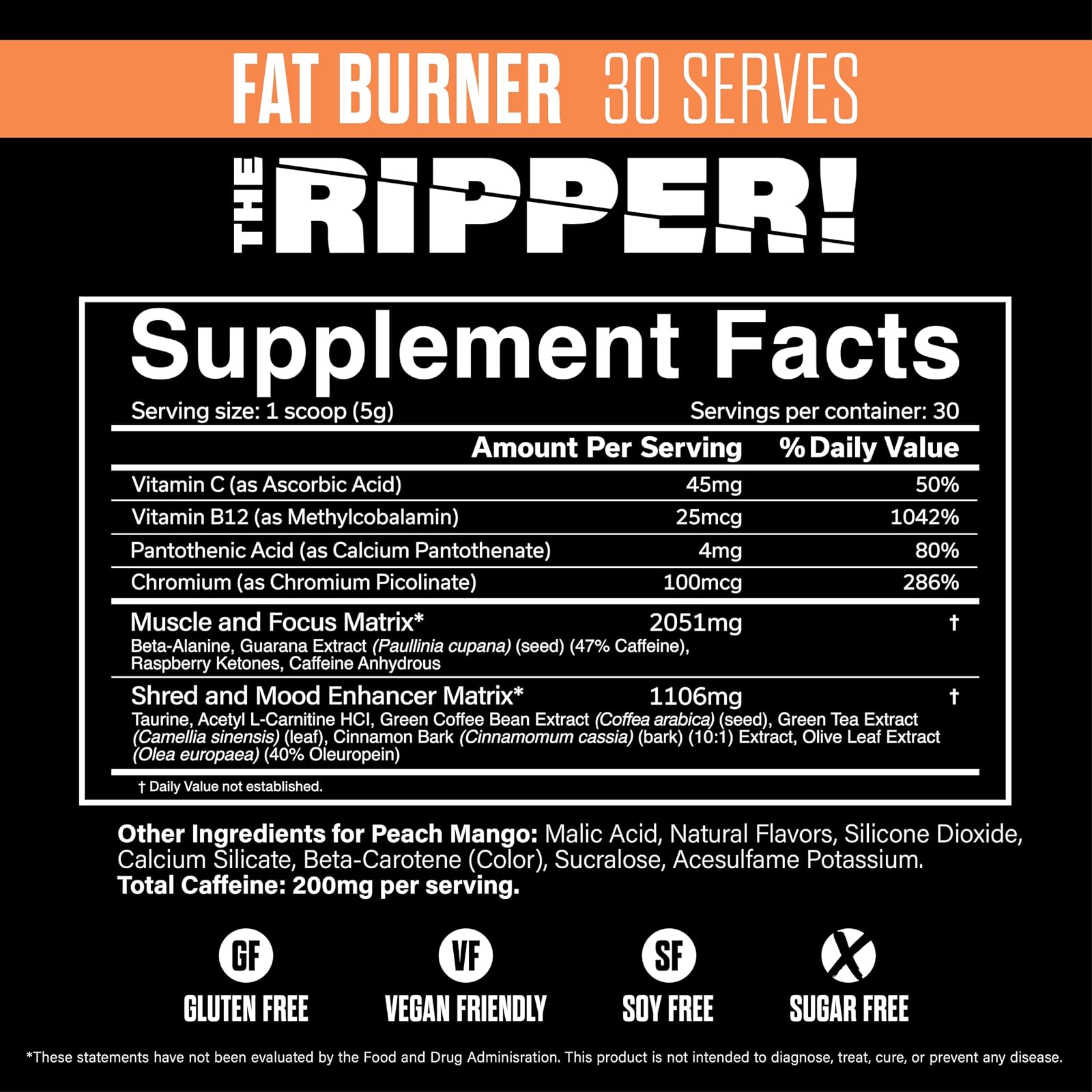 pre-workout fat burner supplement