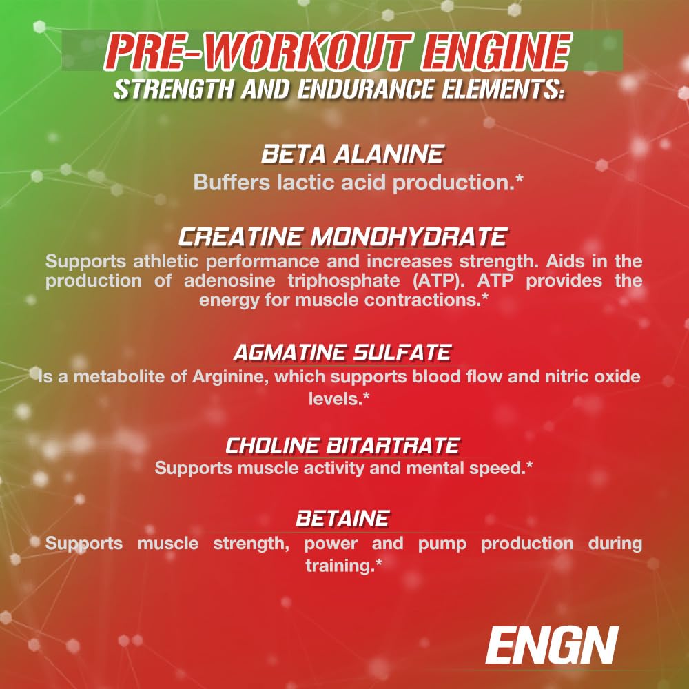 Pre-workout for enhanced endurance