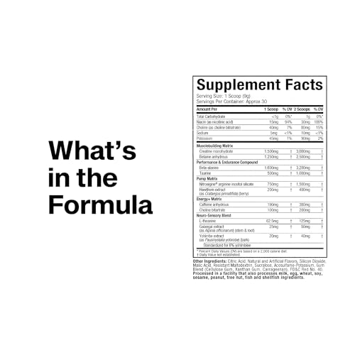 pre-workout for improved endurance