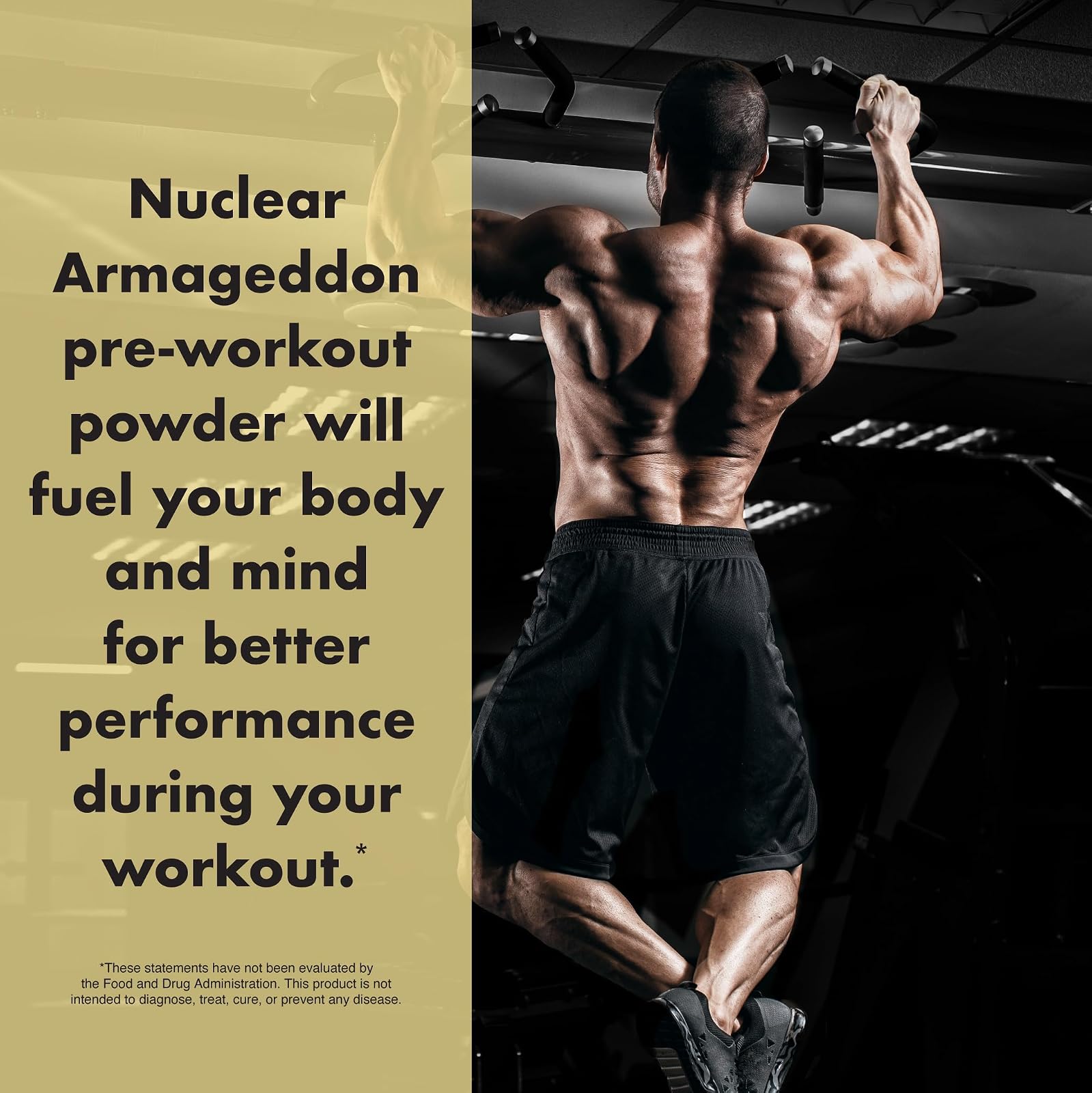 Pre-workout formula for maximum focus
