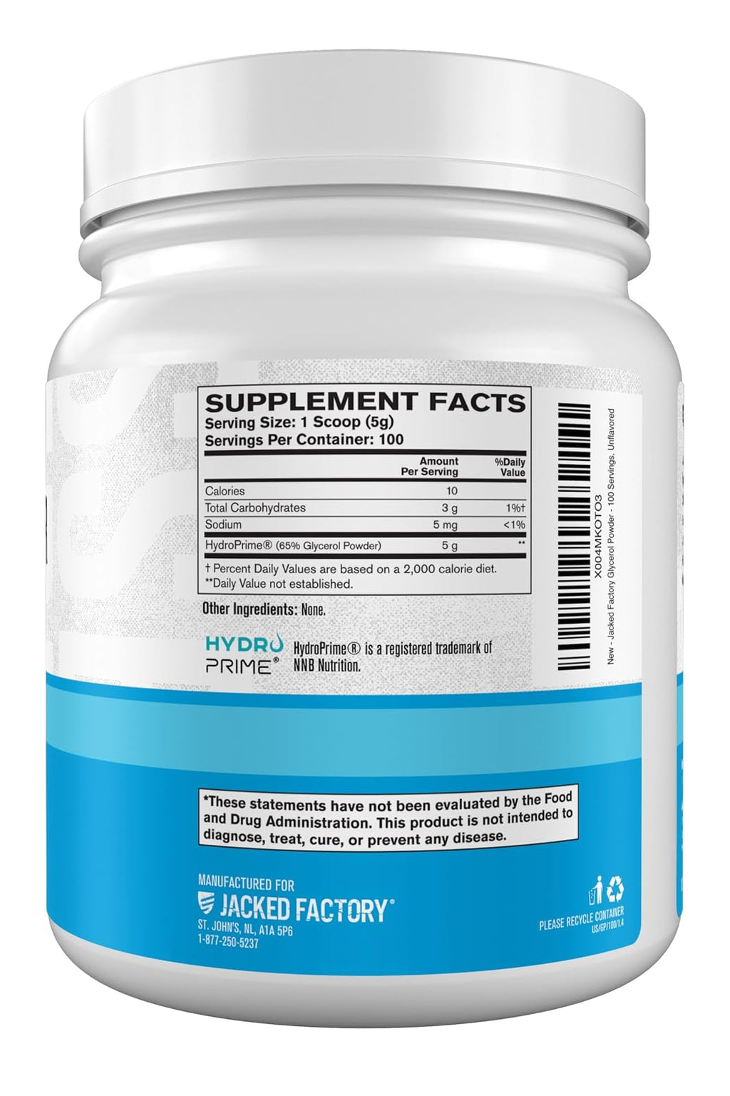 pre-workout hydration with glycerol powder