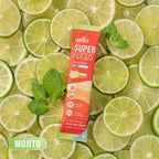 Pre-workout hydration with Mojito mix
