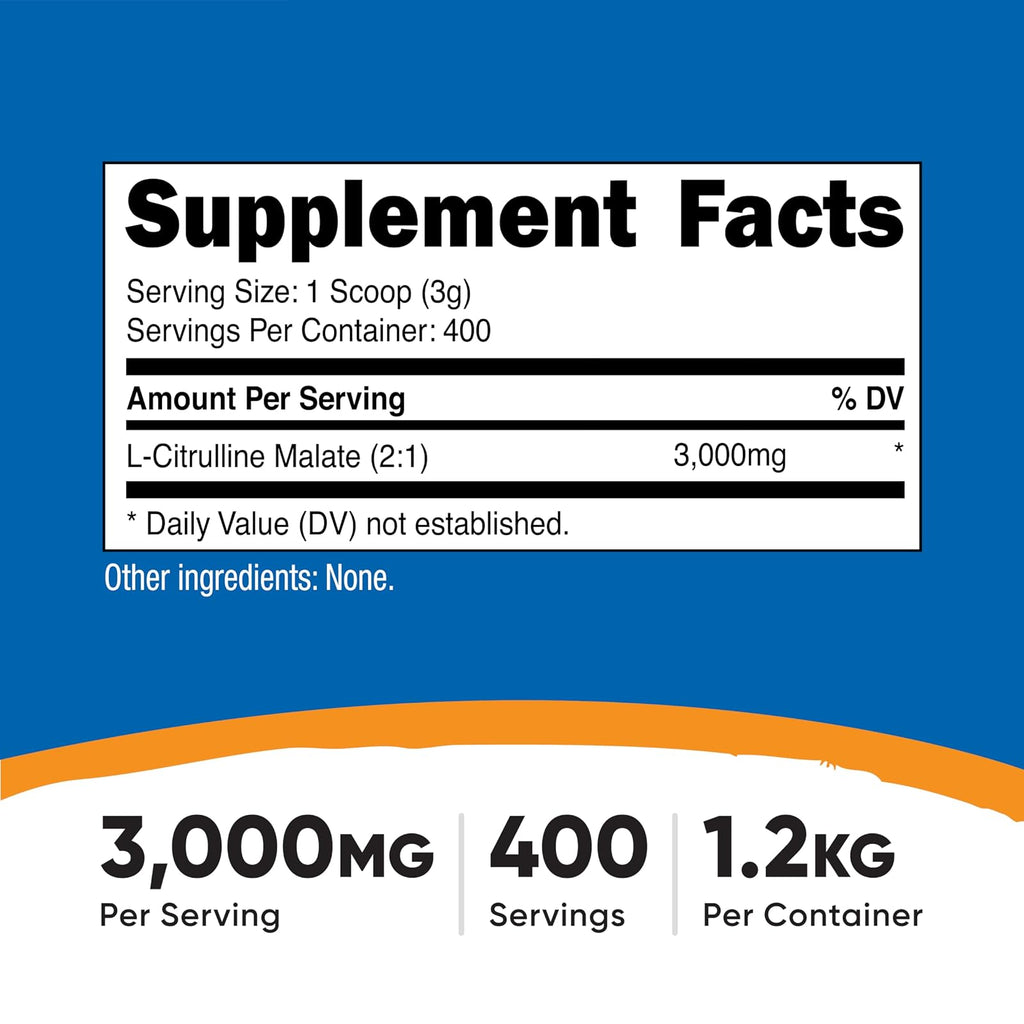 pre-workout L-Citrulline Malate supplement
