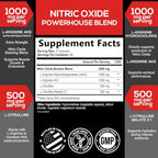 Pre-workout nitric oxide capsules