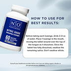 pre-workout nitric oxide lozenges 60 count