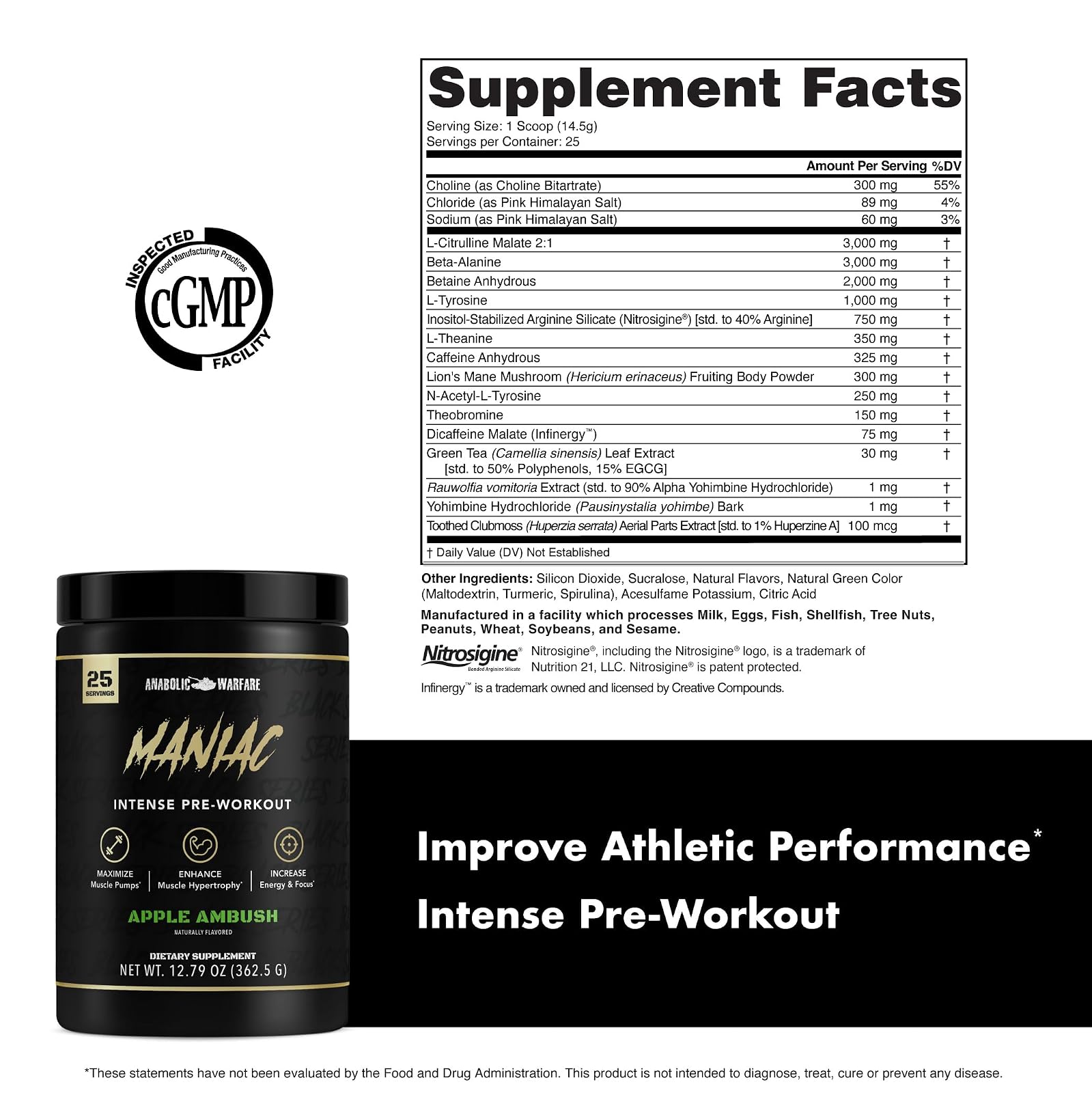 Pre-workout powder for endurance