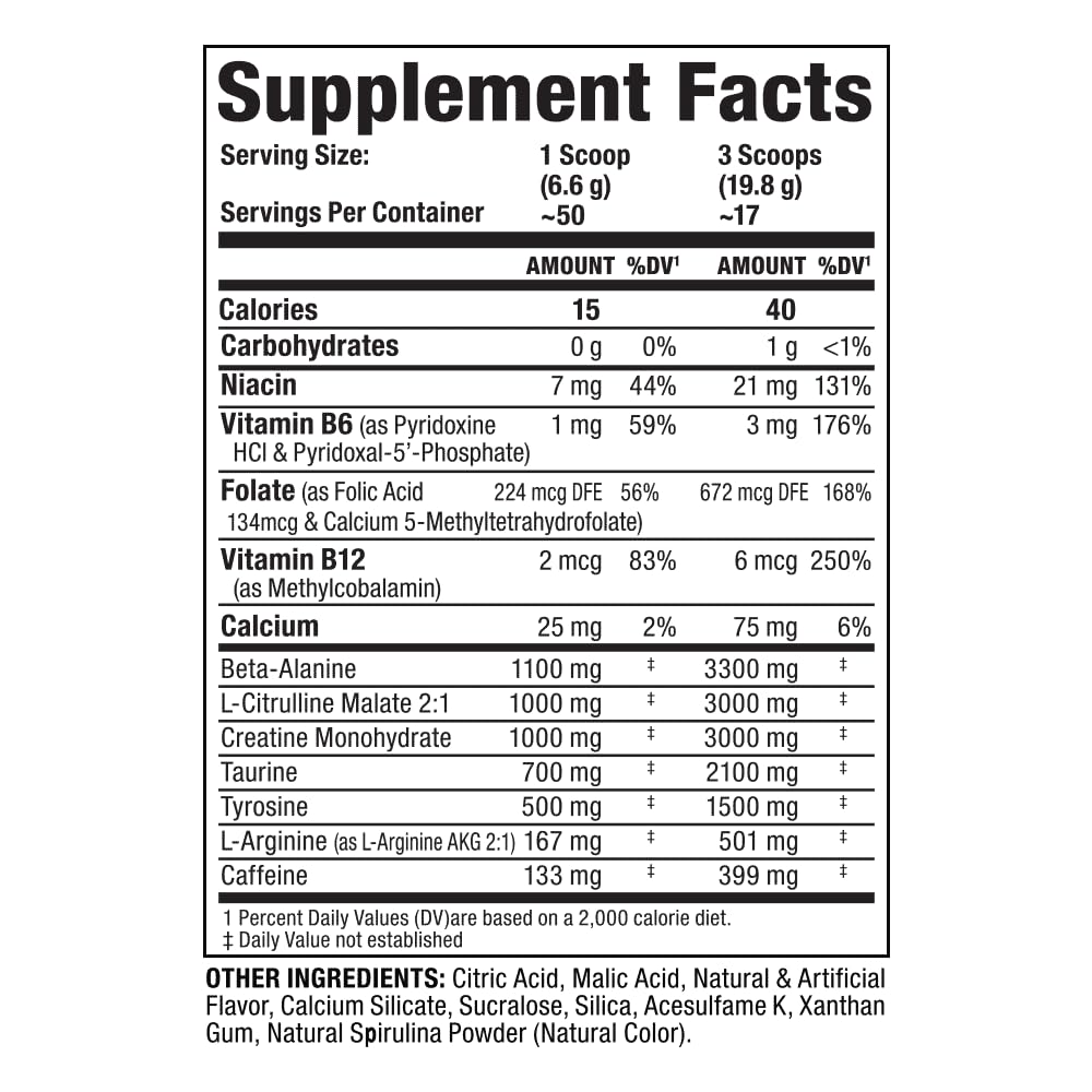 pre-workout powder for enhanced endurance