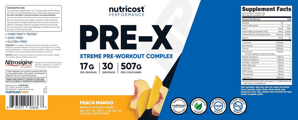 pre-workout powder for enhanced performance