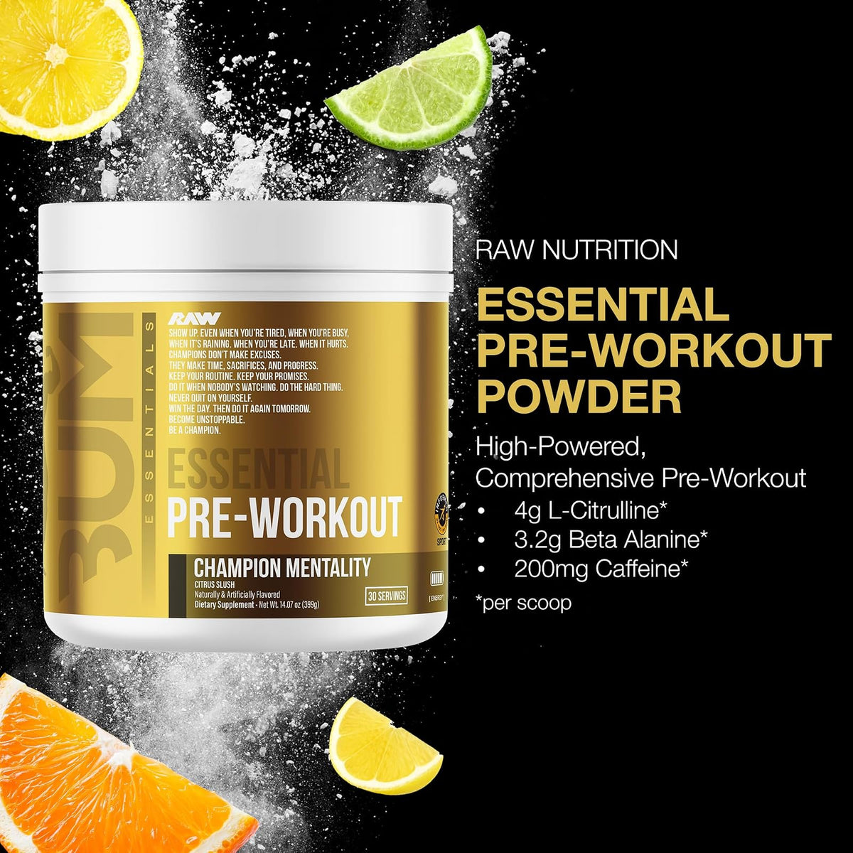 pre-workout powder for enhanced performance
