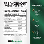 Pre-workout powder for enhanced performance