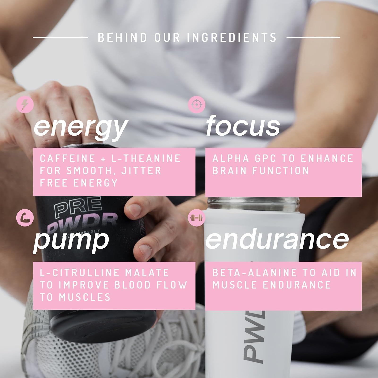 Pre-workout powder for improved endurance