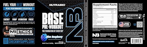 Pre-workout powder for improved stamina
